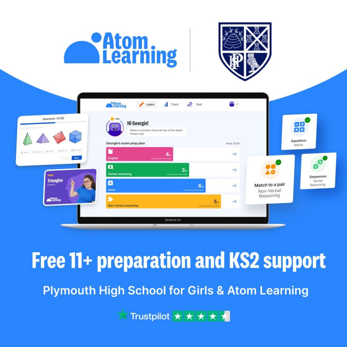 Plymouth High School for Girls - PHSG has partnered with ATOM learning ...