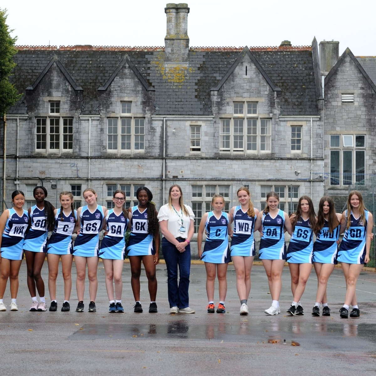 Plymouth High School for Girls - New Netball Dresses Designed by Our ...