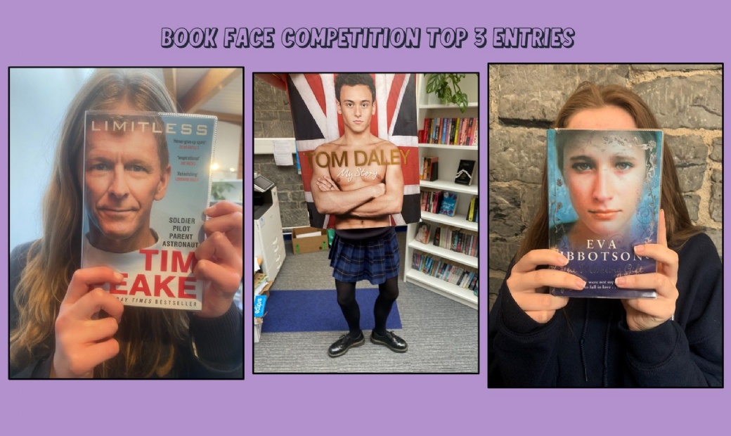 Plymouth High School for Girls - Book Face competition winners