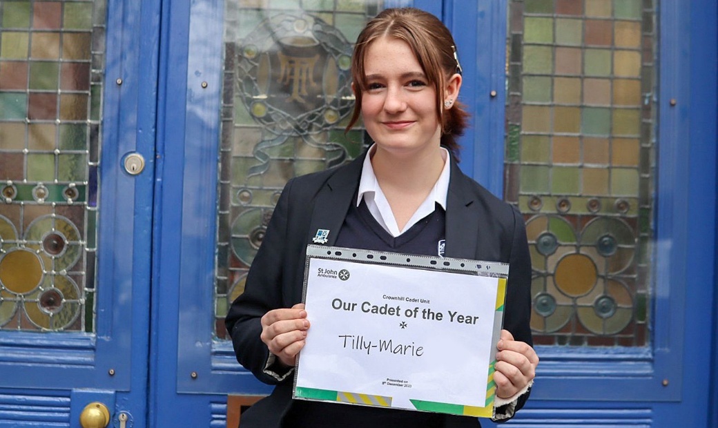 Plymouth High School for Girls - Tilly-Marie is awarded Crownhill St ...